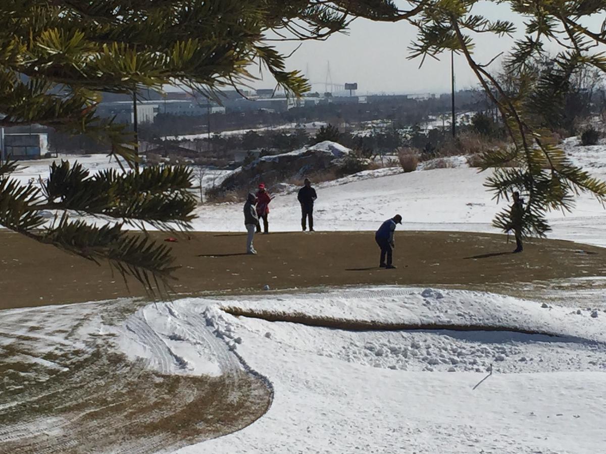 Playing golf in ice and snow | Asian Turfgrass Center